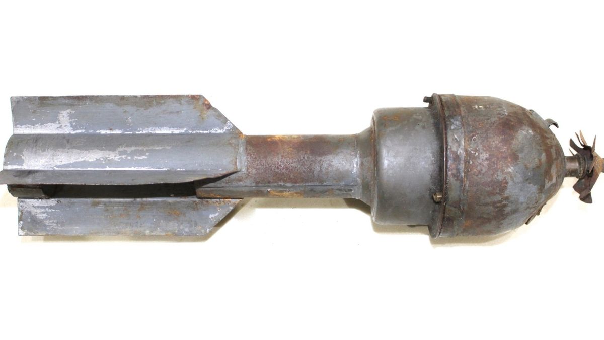 WW1 French Aasen Pneumatic Mortar Projectile – MJL Militaria