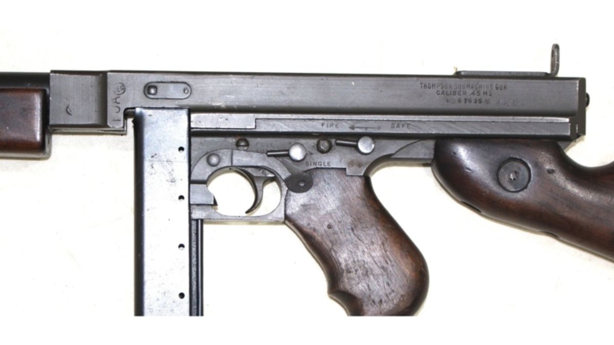 Near Mint Condition American M1 Thompson Submachine Gun – MJL Militaria