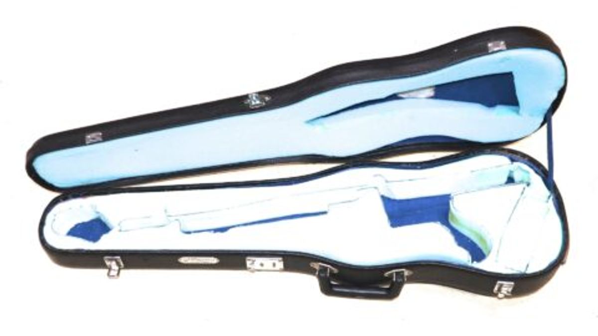 Three Modern Violin Cases Of The Type Used To Carry Thompson Sub ...