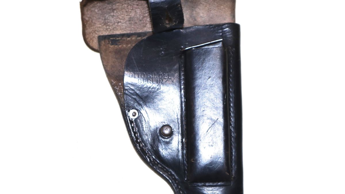 WW2 German 1943 Dated Walther PP Holster – MJL Militaria