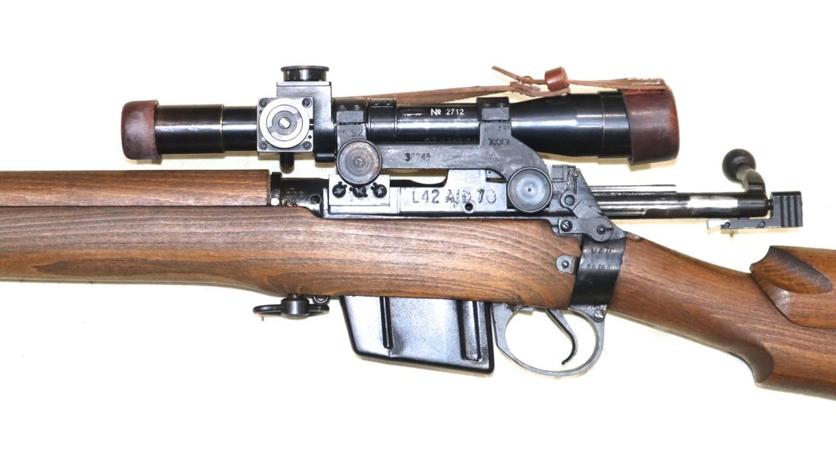 Superb Condition British L42 Type Sniper Rifle – UK DEAC – SN 749 – MJL ...