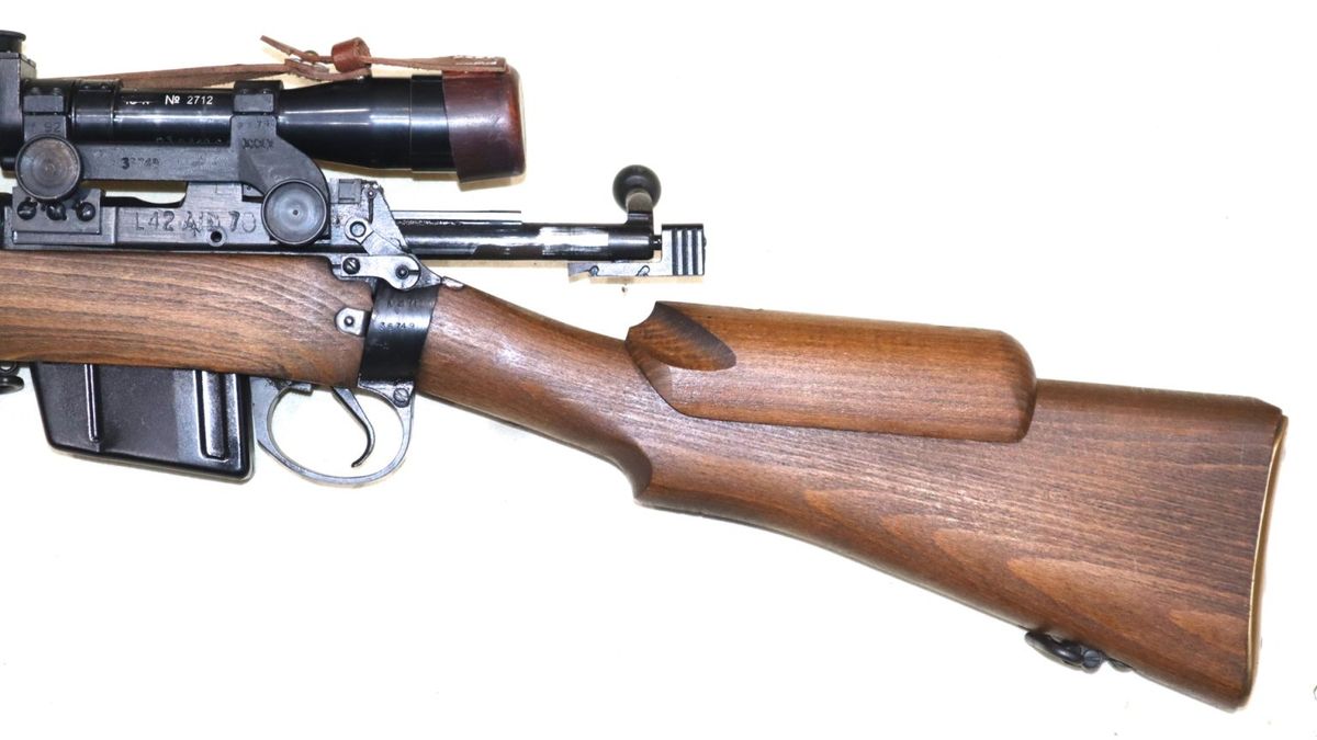 Superb Condition British L42 Type Sniper Rifle – UK DEAC – SN 749 – MJL ...