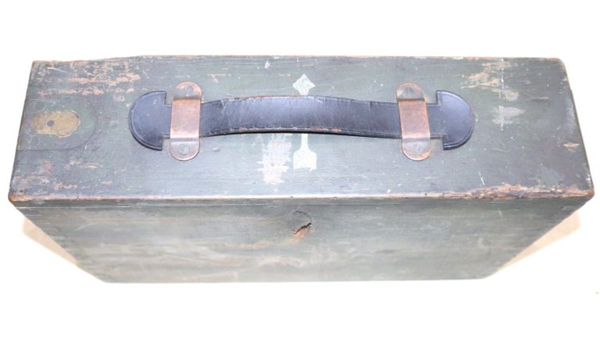 Extremely Rare WW1 British RFC 500Rd Vickers Ammo Box – MJL Militaria