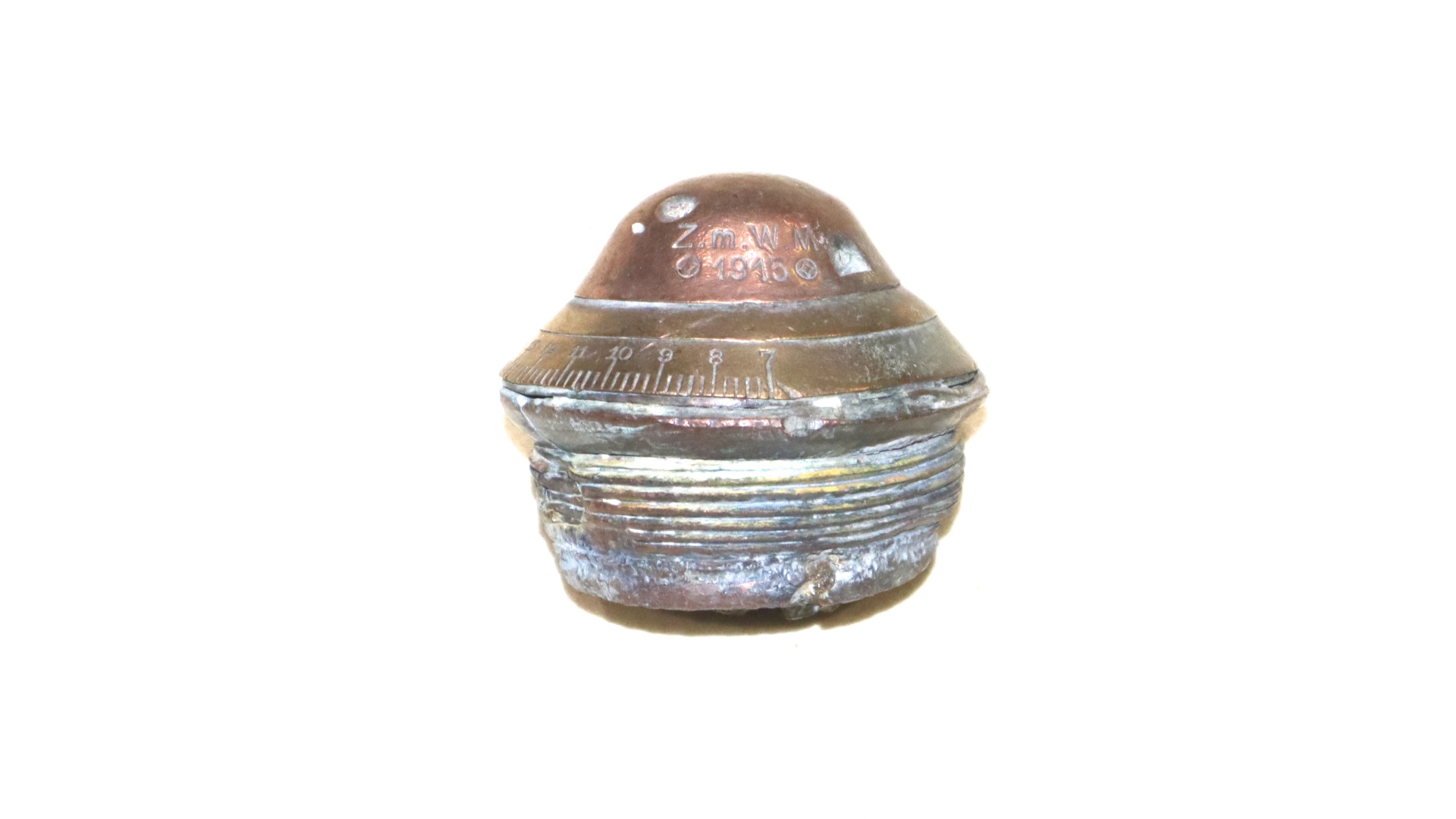 WW1 German 1915 Dated ZMWM Shrapnel Fuse – MJL Militaria