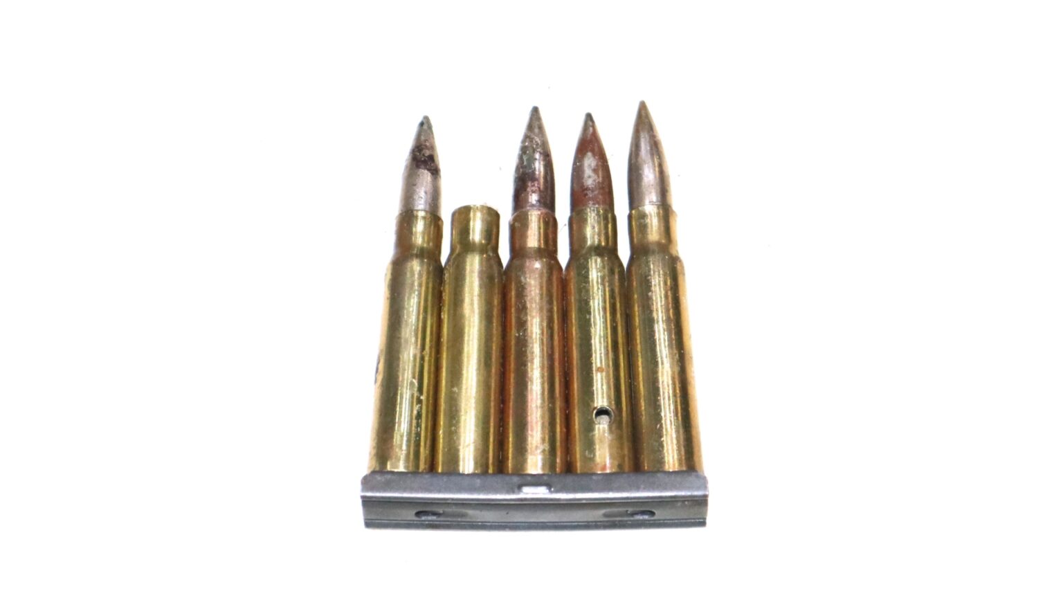 WW1 German Mauser Stripper Clip With WW1 Inert Ammunition – MJL Militaria